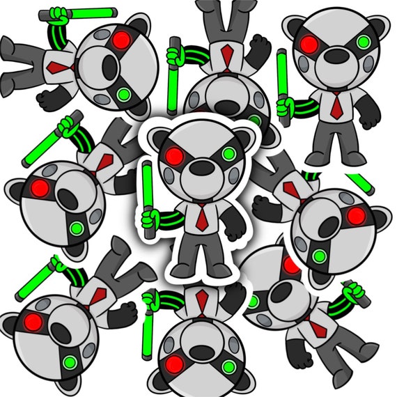 Roblox Robot Sticker Adopt Me Robot Sticker Handmade & Die - Etsy
