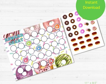 Donut Reward Chart - Etsy