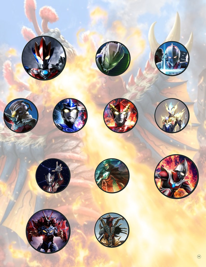 Custom Printable Ultraman Digital Reward/ Potty/ Chore Chart WITH ...