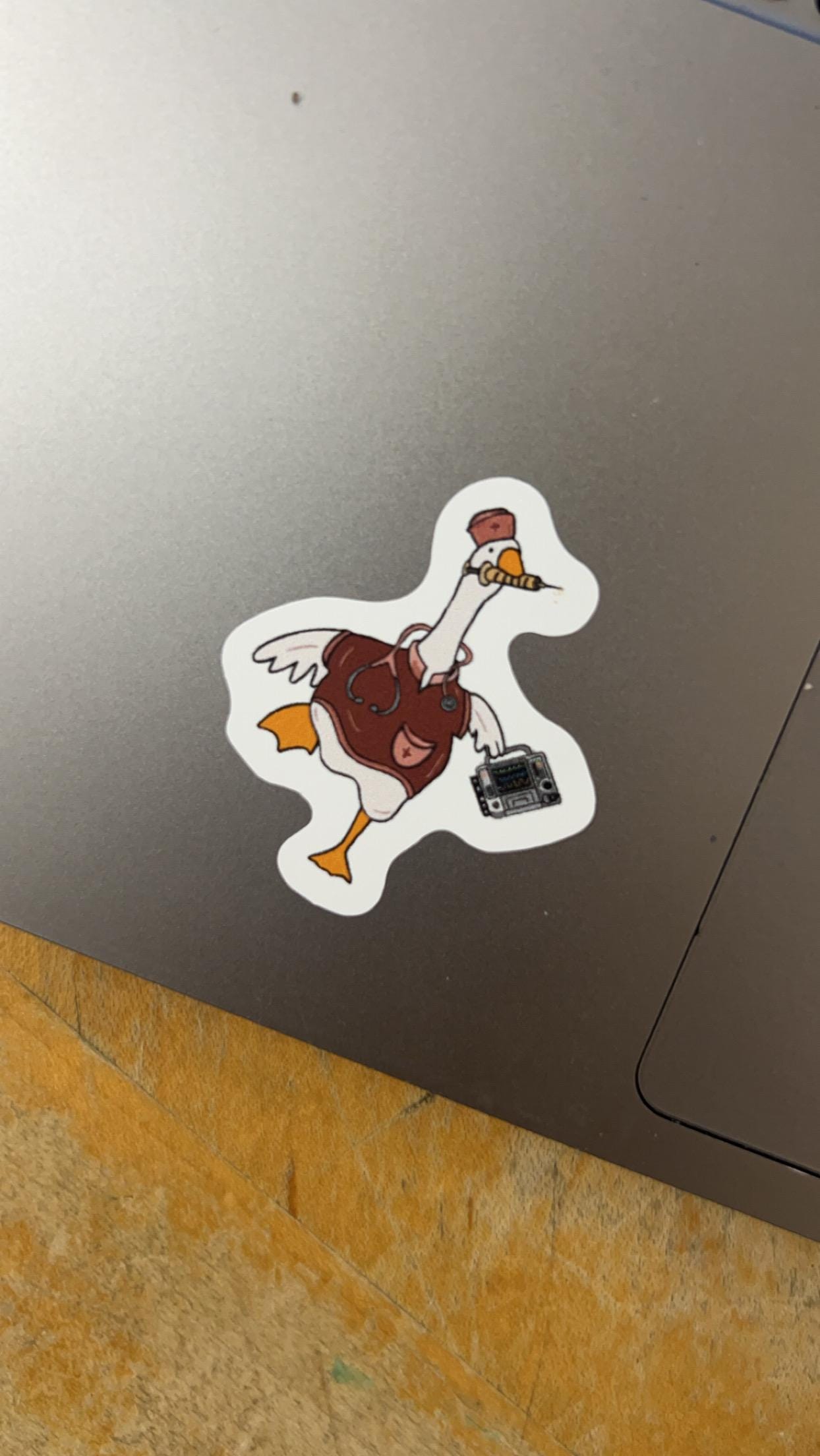 Nurse Sticker, Funny Duck Sticker, Funny Stickers, Medical Sticker ...