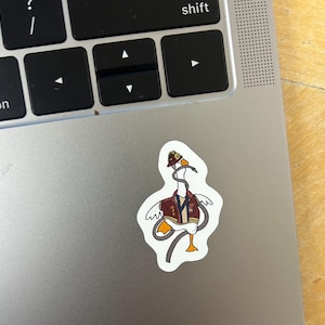 Funny Firefighter Goose Sticker | Certified Hose Dragger Decal ...