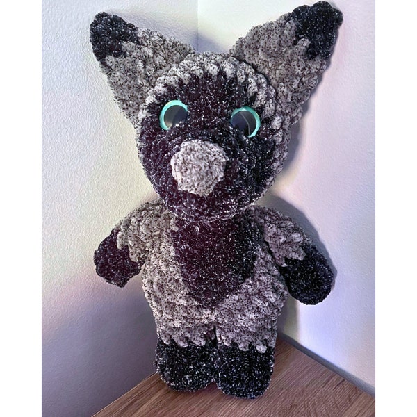 Silver Fox Plushie - Etsy