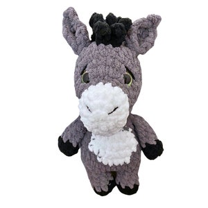 Dewie the Donkey or Mule Mini Plushie Crochet Pattern Digital - Etsy