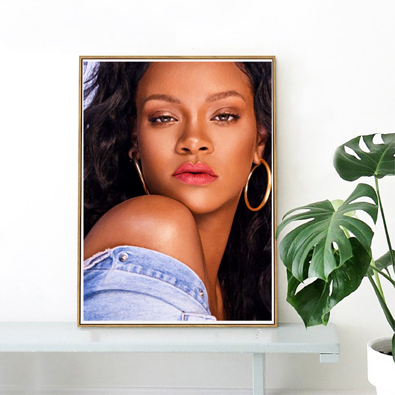 Rihanna Poster Rihanna Custom Poster Rihanna Canvas Art | Etsy