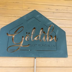 Custom Rusted Metal Sign Personalized Metal Wall Signs Farm Signs ...