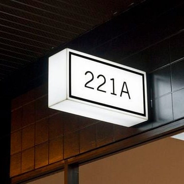 Rectangle Street Signage Acrylic Sign for Street Wall Cupe - Etsy Canada