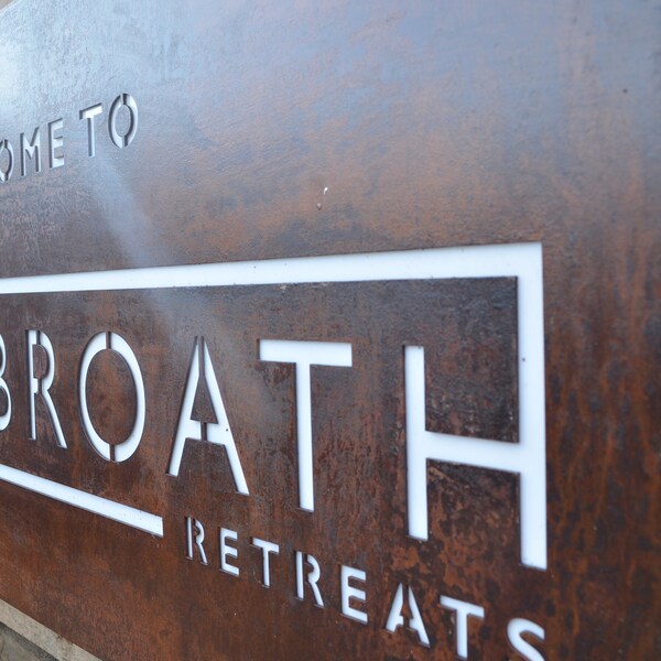 Rusted Metal Sign - Etsy