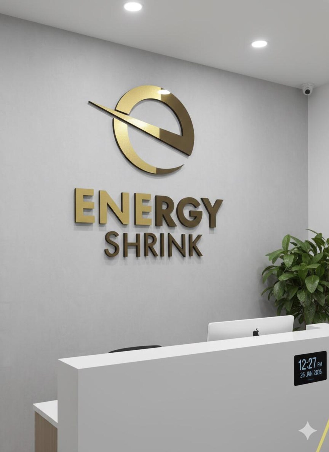 Custom Office Wall Sign-personalized 3D Metal Sign for Business - Large ...
