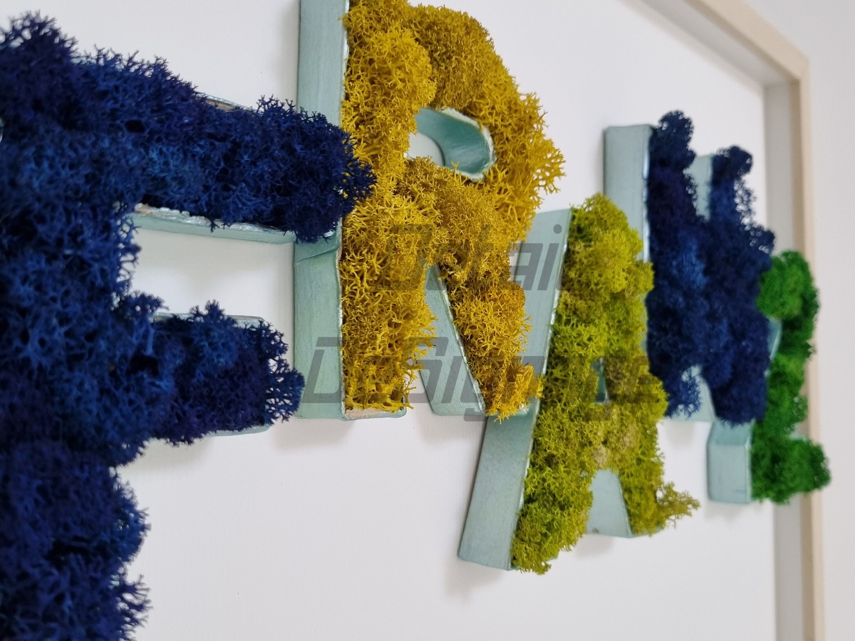 Wall Moss Office Sign Vertical Moss Art Natural Office Wall - Etsy Canada