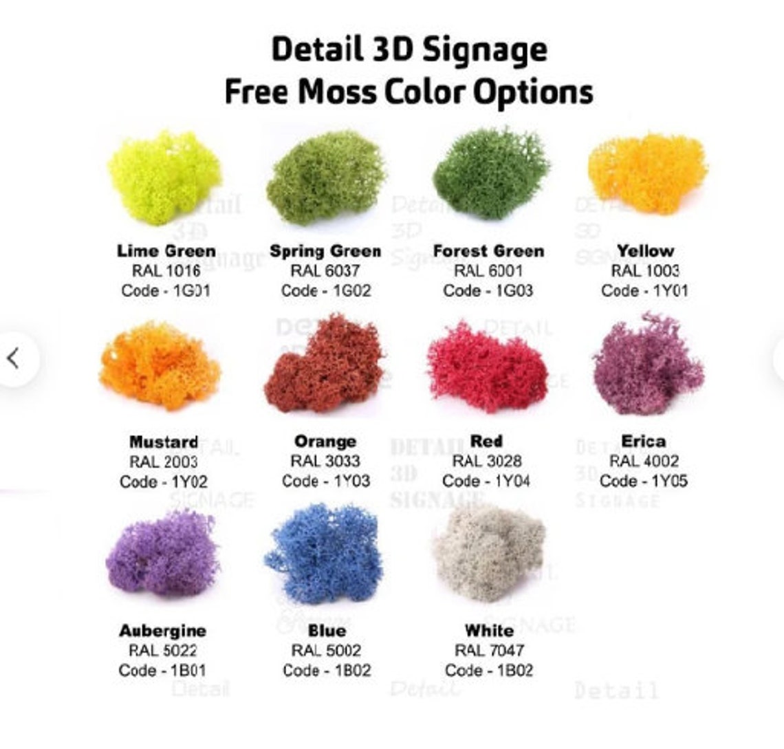 Wall Moss Sign Moss Art Moss Restroom Sign Bathroom Door | Etsy