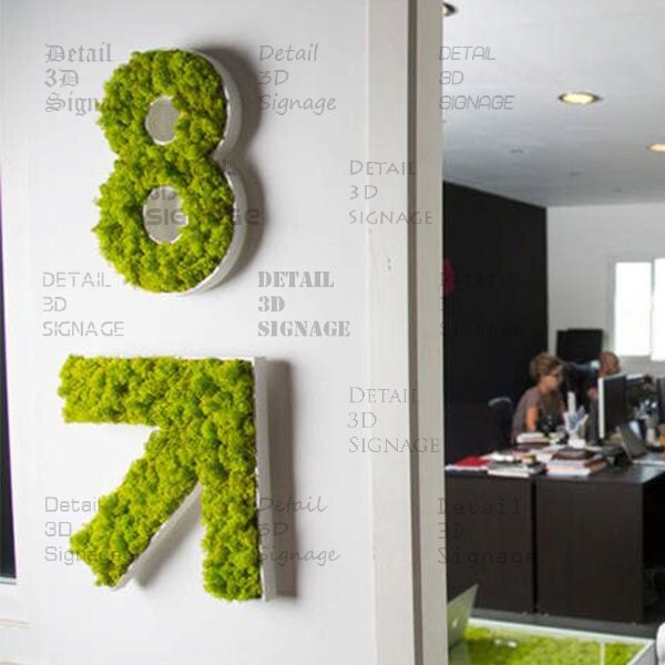 Moss Letters - Etsy