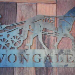 Custom Rusted Metal Sign Personalized Metal Wall Signs Farm - Etsy