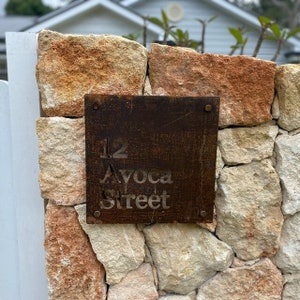 Custom Rusted Metal Sign Personalized Metal Wall Signs Farm - Etsy