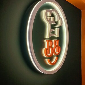 Acrylic Metal Reverse Lit ,logo Halo Sign, LED Channel Letter Sign ...