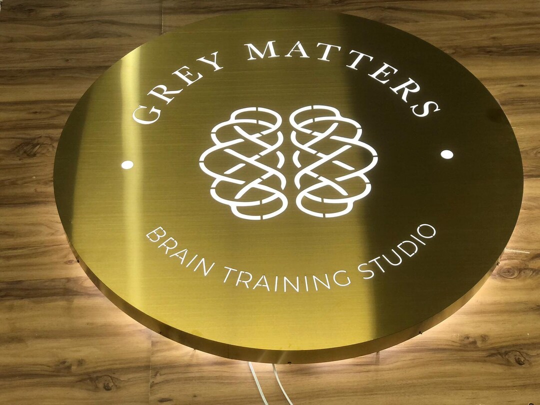 Custom LED Metal Sign: Engraved Light Box, Personalized Decor - Etsy