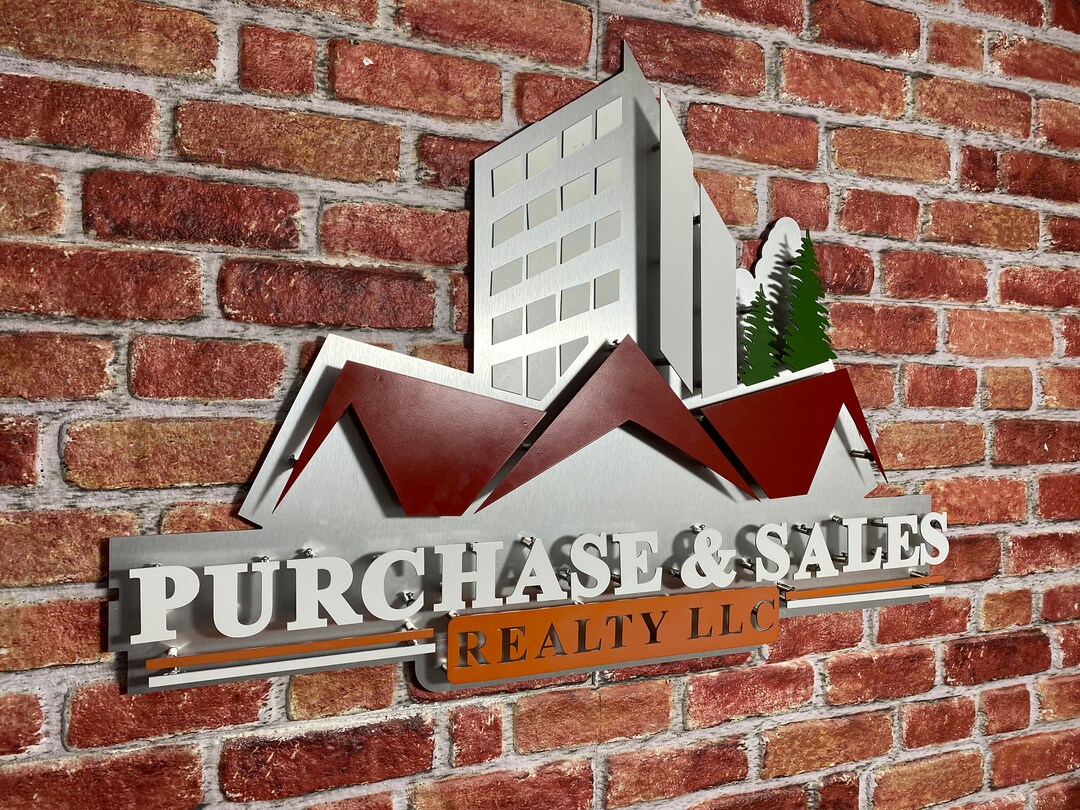 Custom 3D Sign, Layered 3D Metal Sign, Business Sign, Personalised ...