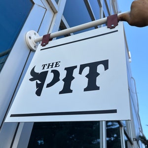 Outdoor Store Front Sign Custom Shop Sign Blade Sign Wall Mounted Store ...