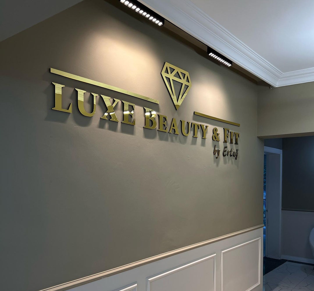 Custom Laser Cut Logo Sign,custom Business Logo Sign,office Decor,sign ...