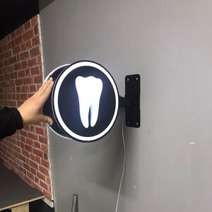 Dental Clinic LED Light Box: Double Sided Custom Sign - Etsy