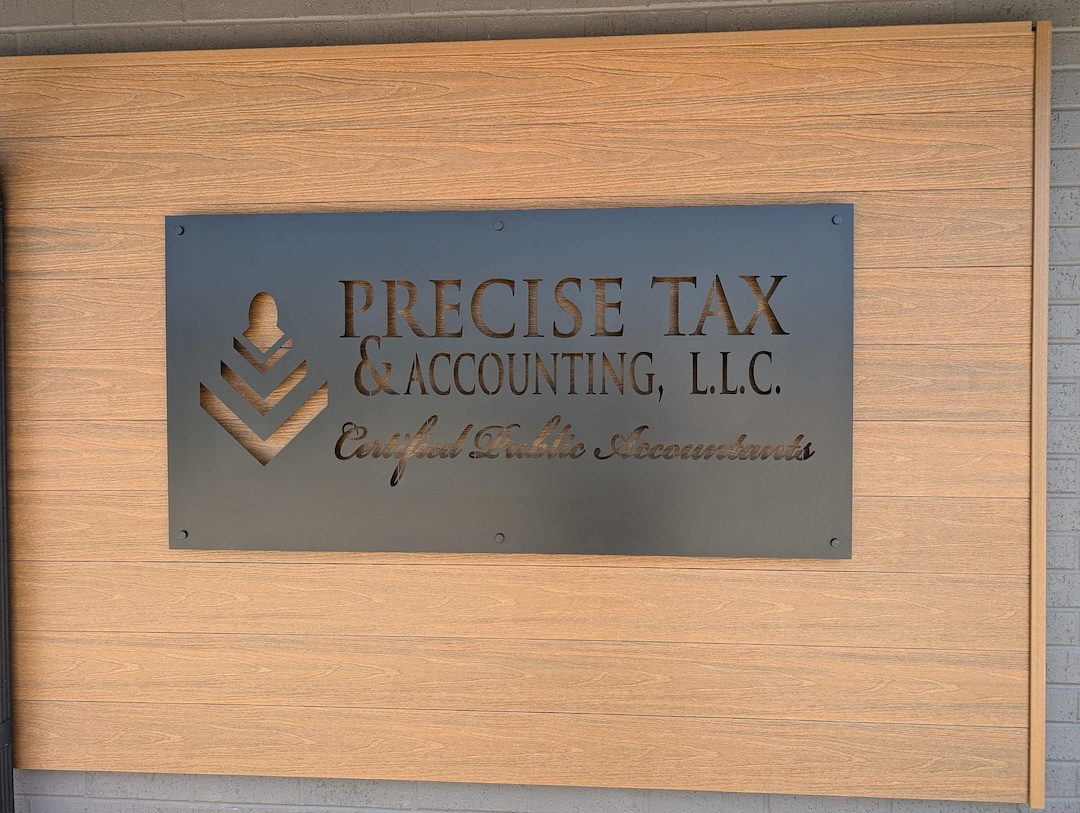 Laser Cut Metal Business Sign, Personalized Logo, Custom Signage ...