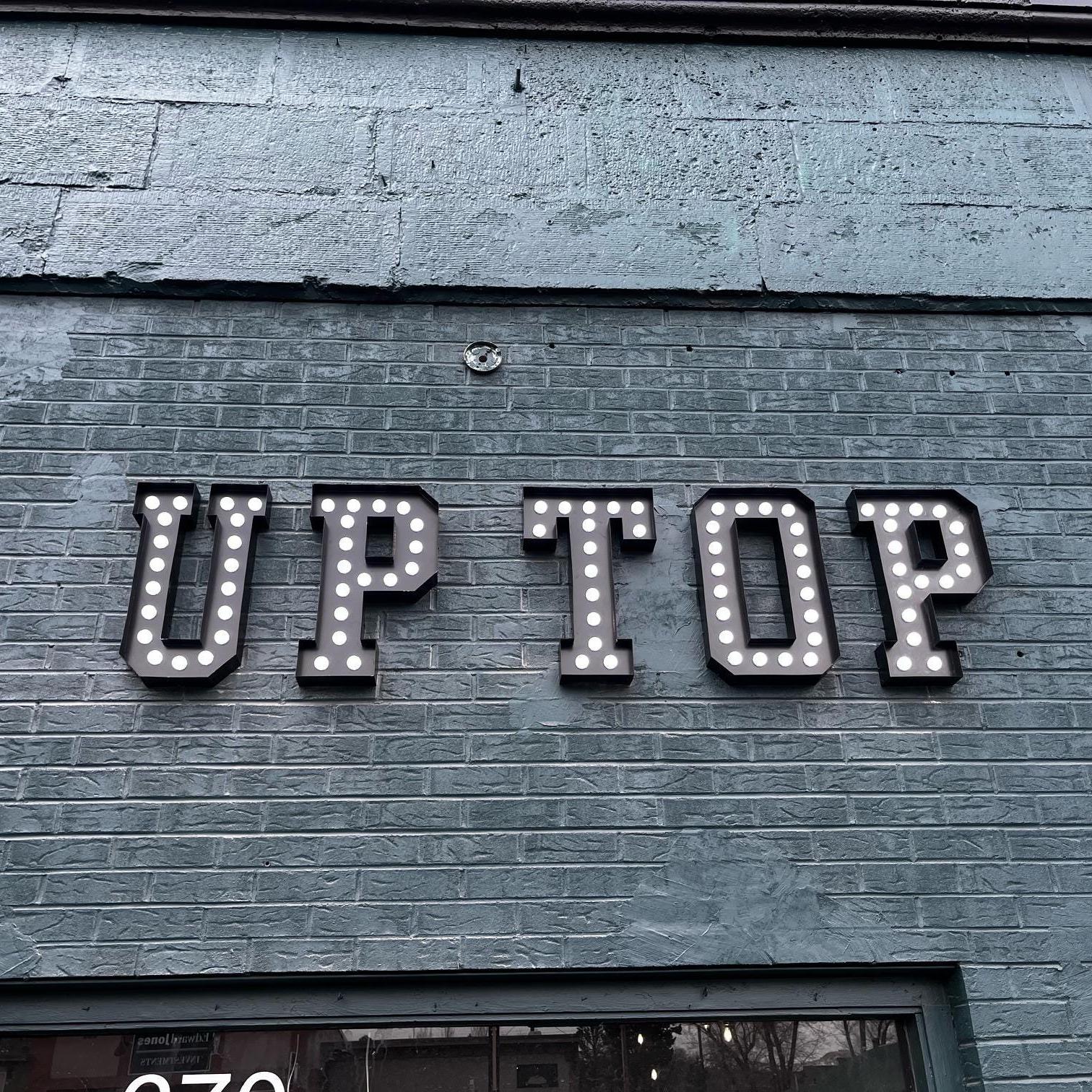 Custom Metal LED Marquee Sign: Rustic Carnival Light up Letters - Etsy