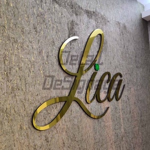 Custom Office Signs, Reception Sign, Business Logo, Custom Laser Cut ...