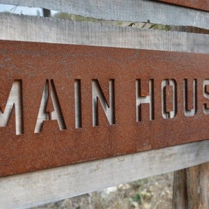 Custom Rusted Metal Sign Personalized Metal Wall Signs Farm - Etsy