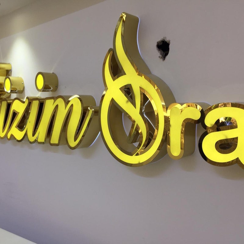 Front Lit Sign - Etsy