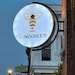 360 Rotating Light Box: Personalized Double Sided Outdoor Logo Sign - Etsy