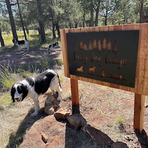 Custom Rusted Metal Sign Personalized Metal Wall Signs Farm Signs ...
