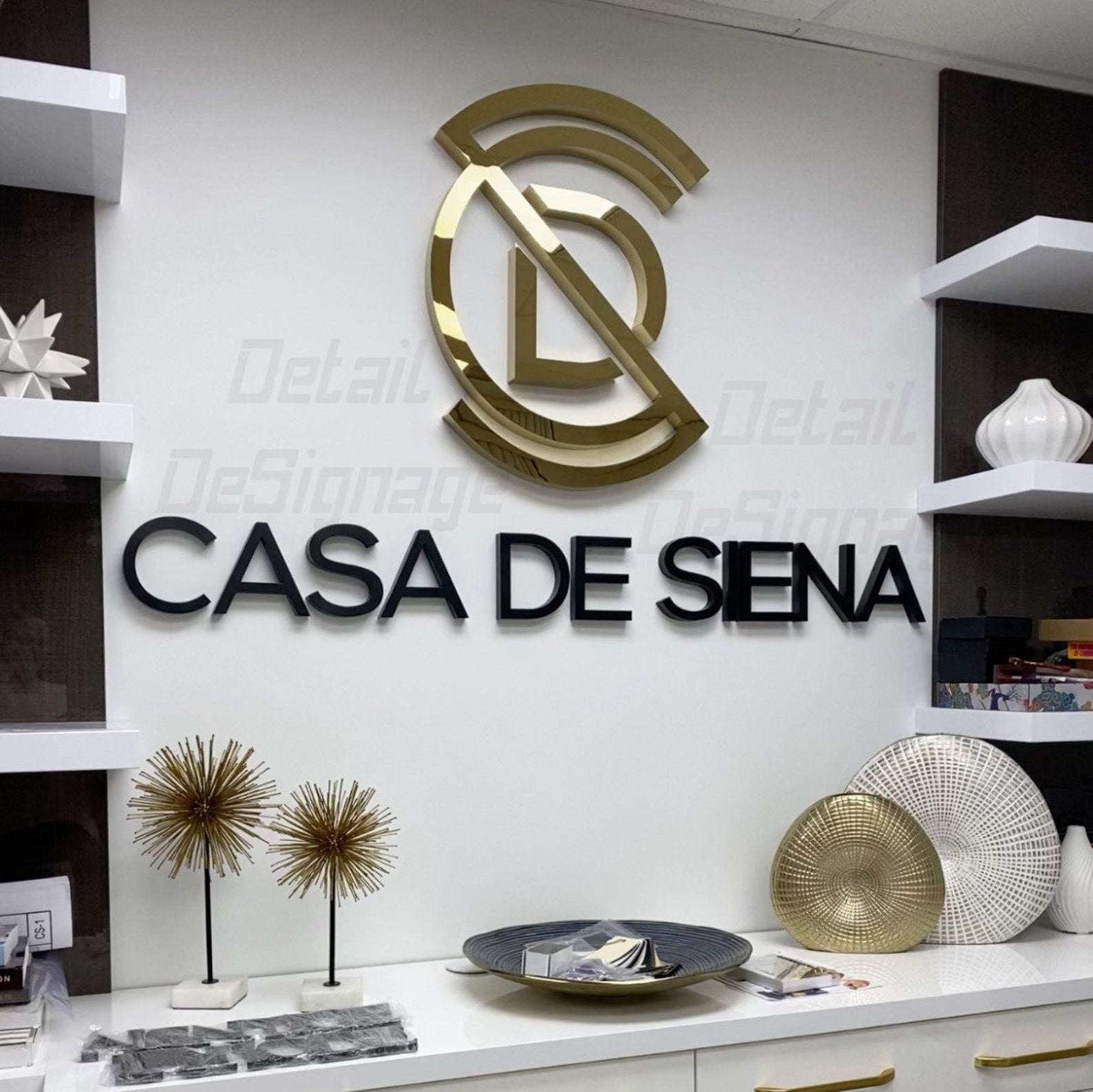 3d Backlit Sign 3d Led Signage Black Sign Business Sign - Etsy