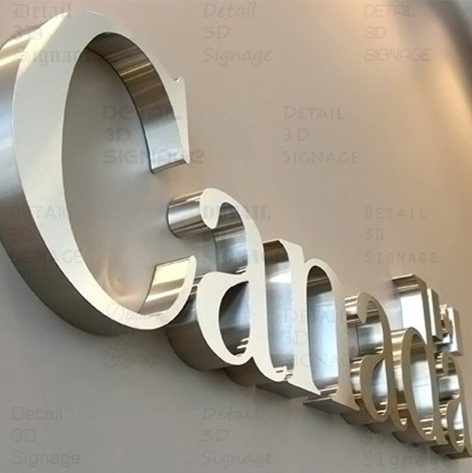 3d Backlit Sign 3d Led Signage Black Sign Business Sign - Etsy