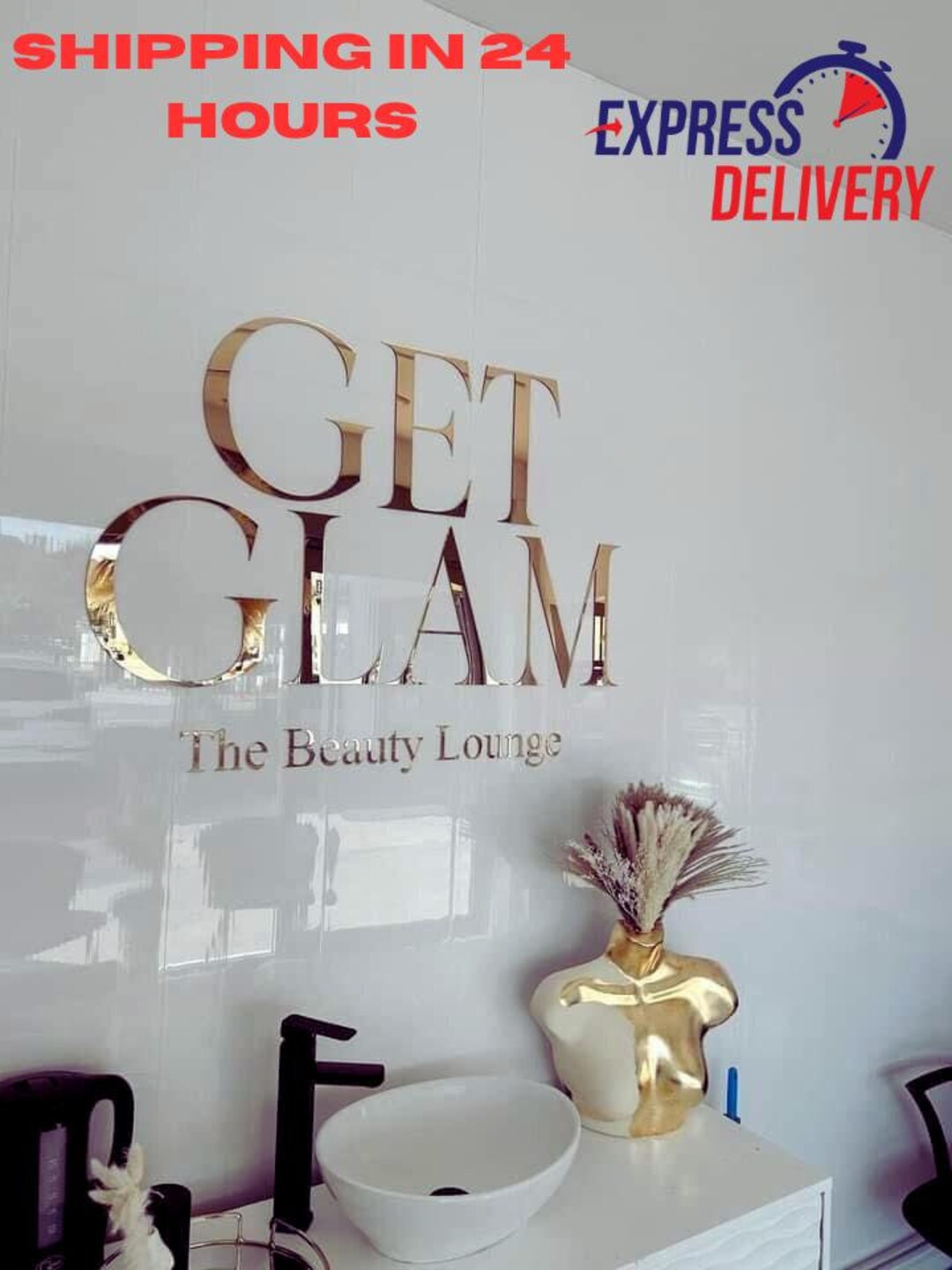 Custom Laser Cut 3D Acrylic Business Logo Sign, Office & Salon Decor - Etsy