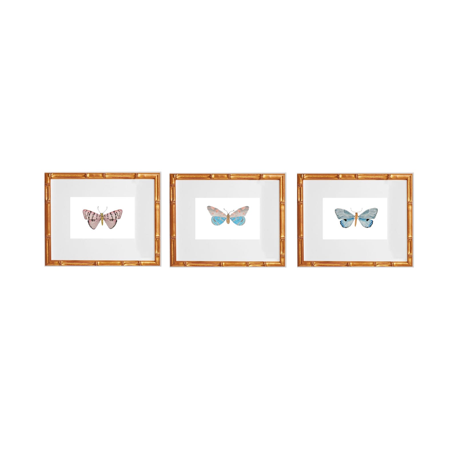 Multicolor Butterflies | Preppy Art | Butterfly Print - Etsy
