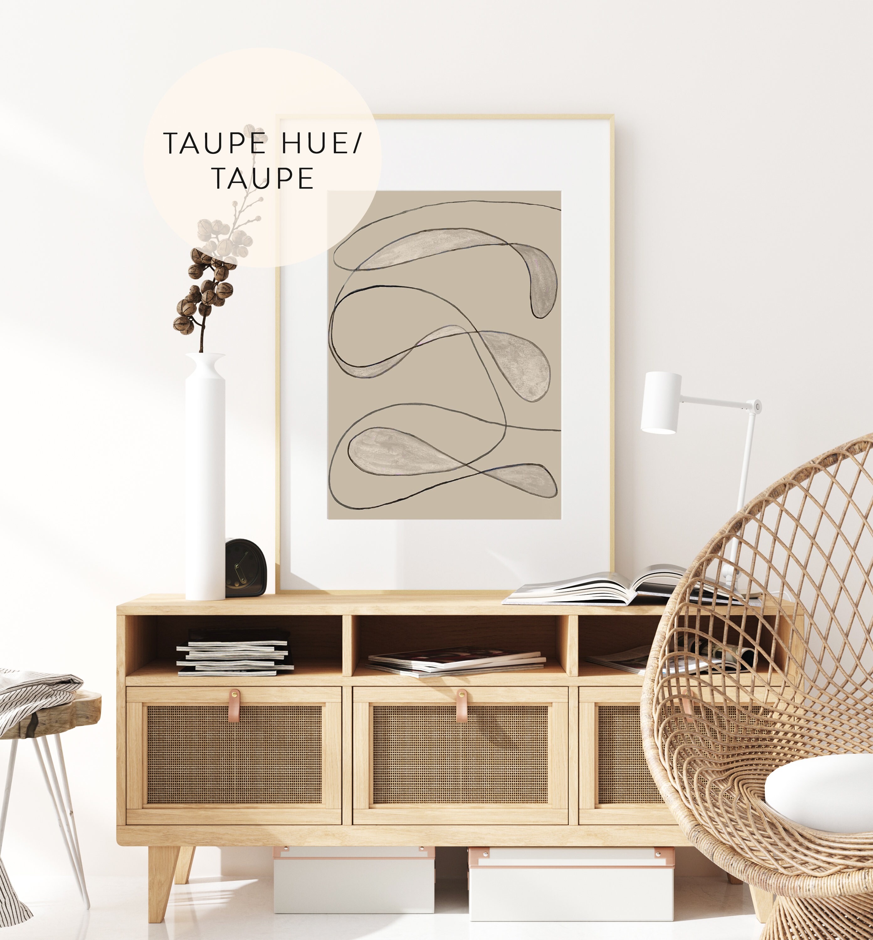 CUSTOM COLOR One Line Drawing Original Art Print Scribble | Etsy