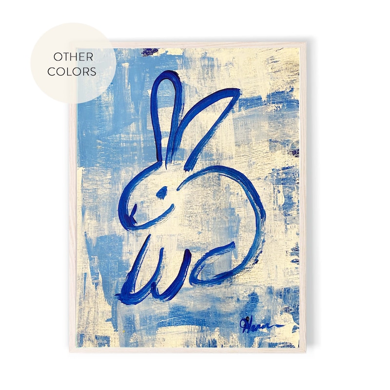 Bunny Art Print - Etsy