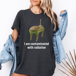 I Am Contaminated Funny Cat Meme Unisex Heavy Cotton Tee, Ironic Shirt ...