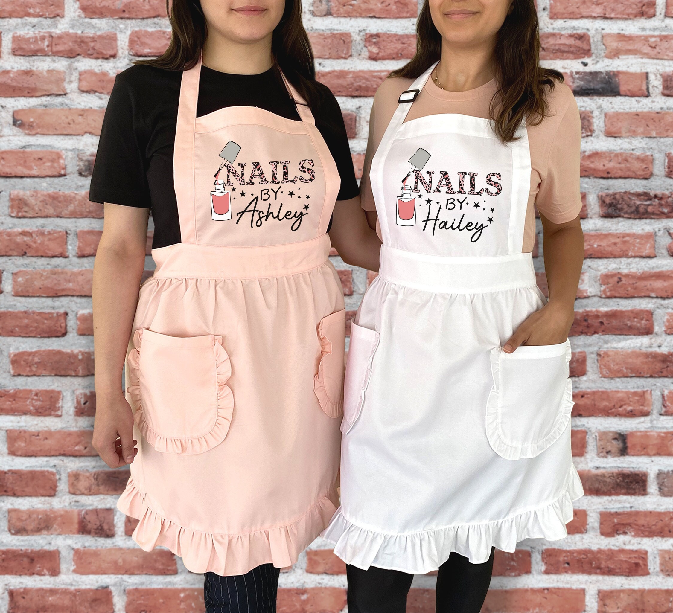 Ruffled Aprons For Women