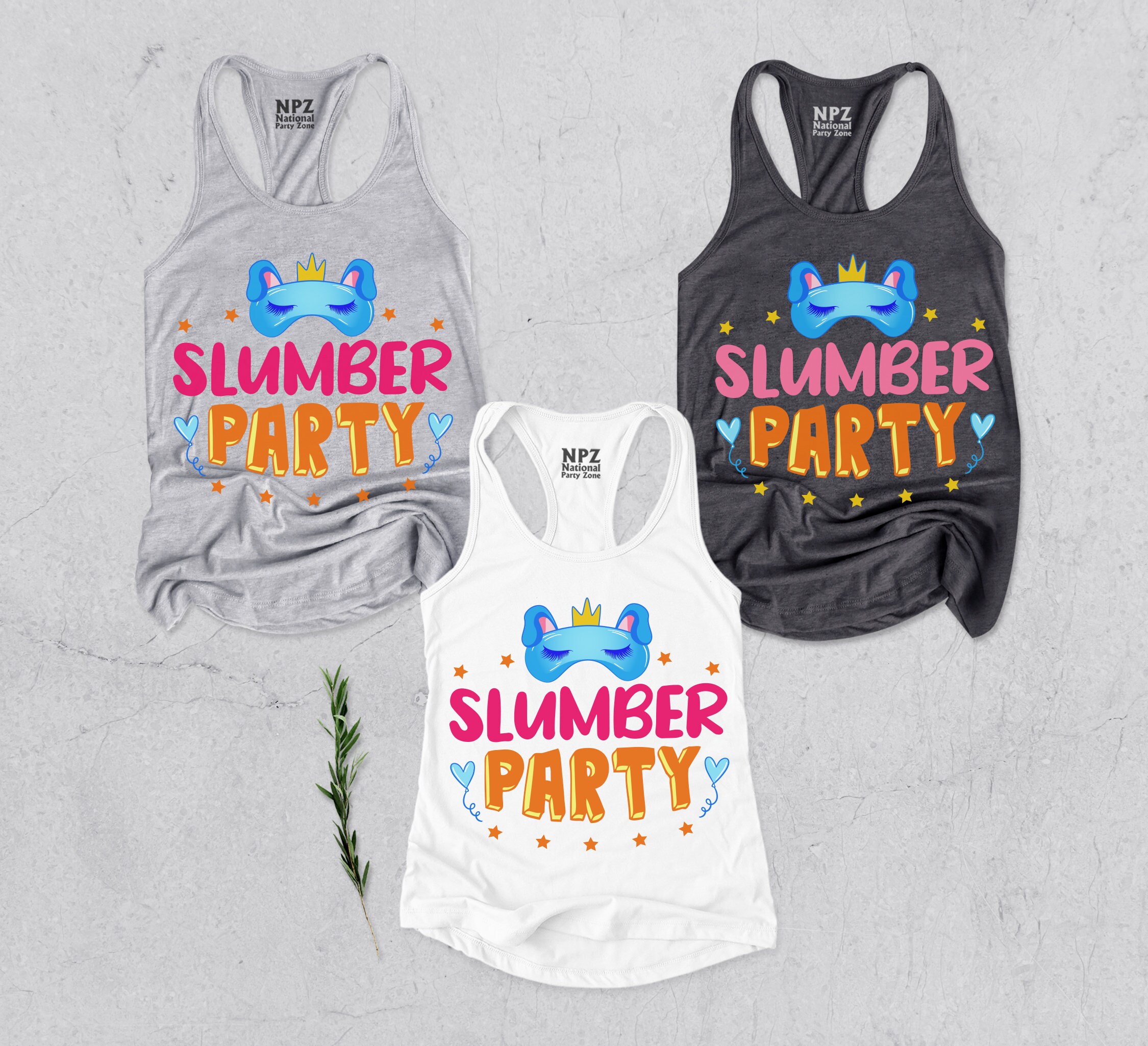 Slumber Party Shirt Matching Party Shirts Sleepover Squad Etsy