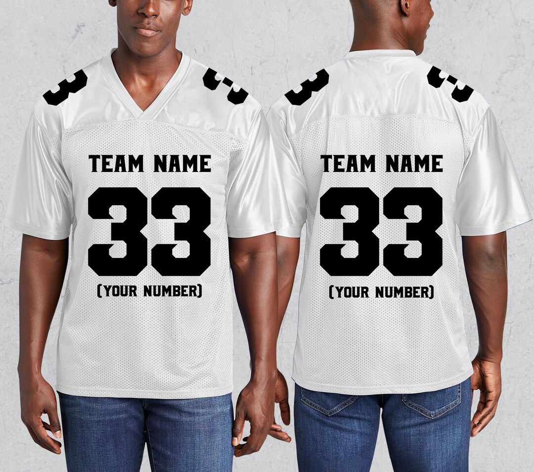 Customized Football Jersey Shirt Make Your Own Jersey Shirt - Etsy