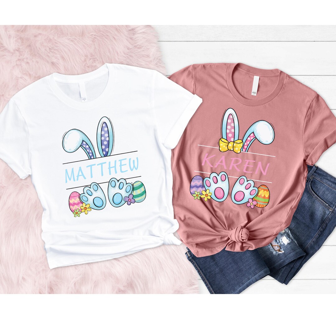Personalized Easter Shirts for Kids, Matching Easter Shirts, Cousin ...