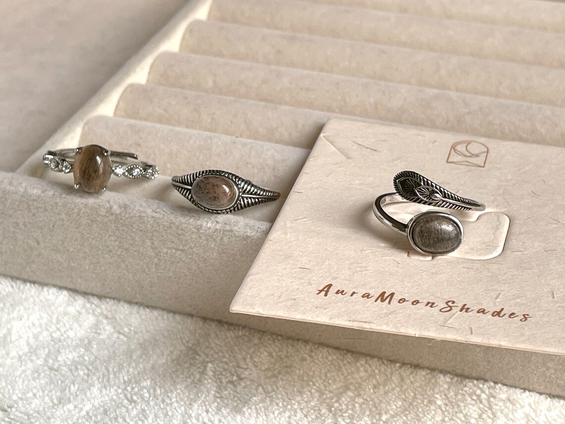 Elestial Quartz Ring, Adjustable Skeletal Crystal - Etsy