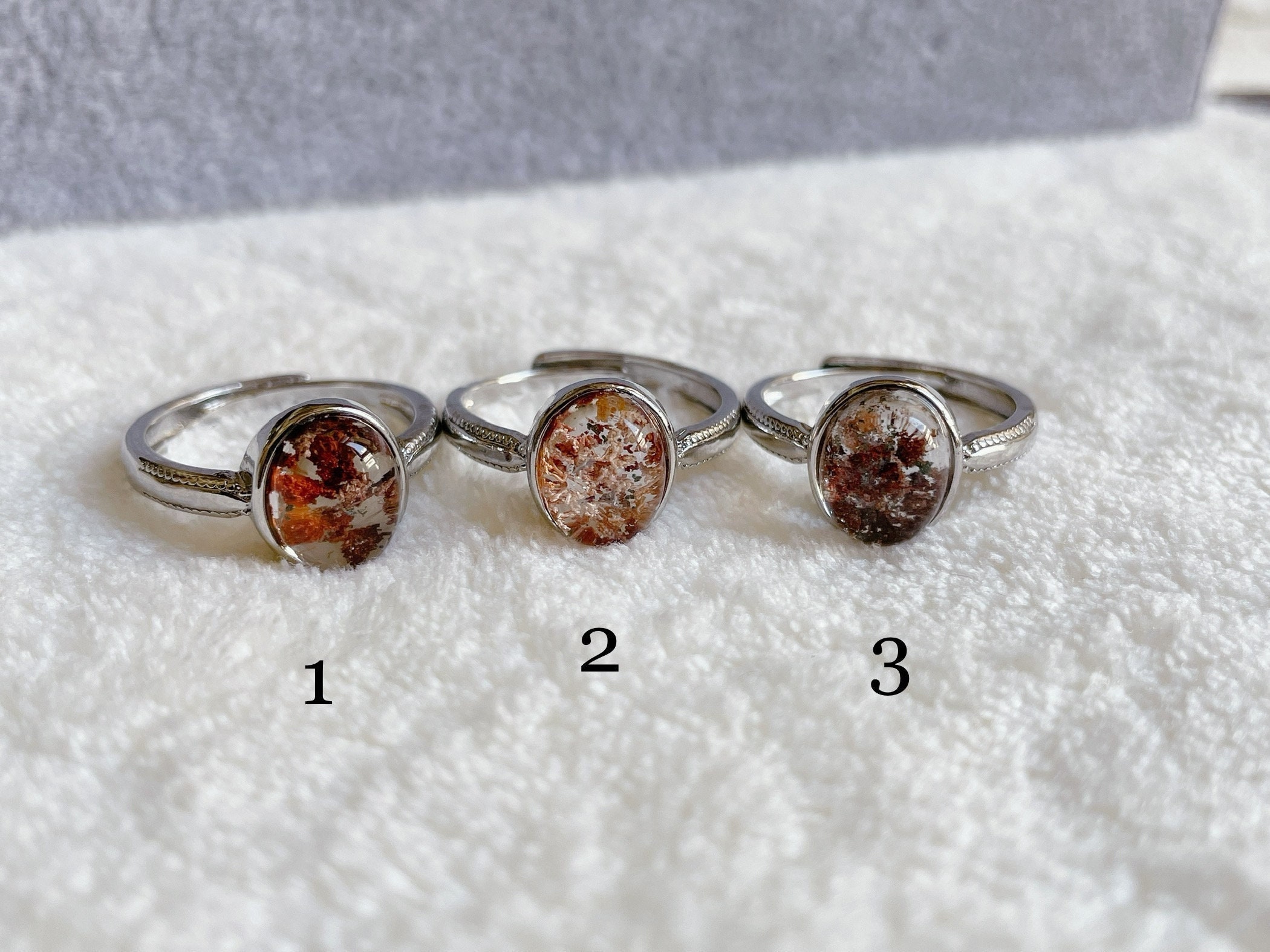 Lodolite Garden Quartz Ring Healing Crystal Rings Garden - Etsy