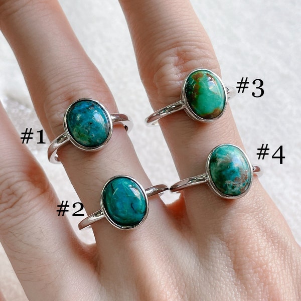 Chrysocolla Ring - Etsy