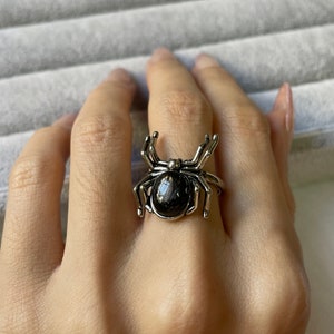 Hypersthene Ring, Hypersthene Crystal Rings , Black Crystal Ring ...