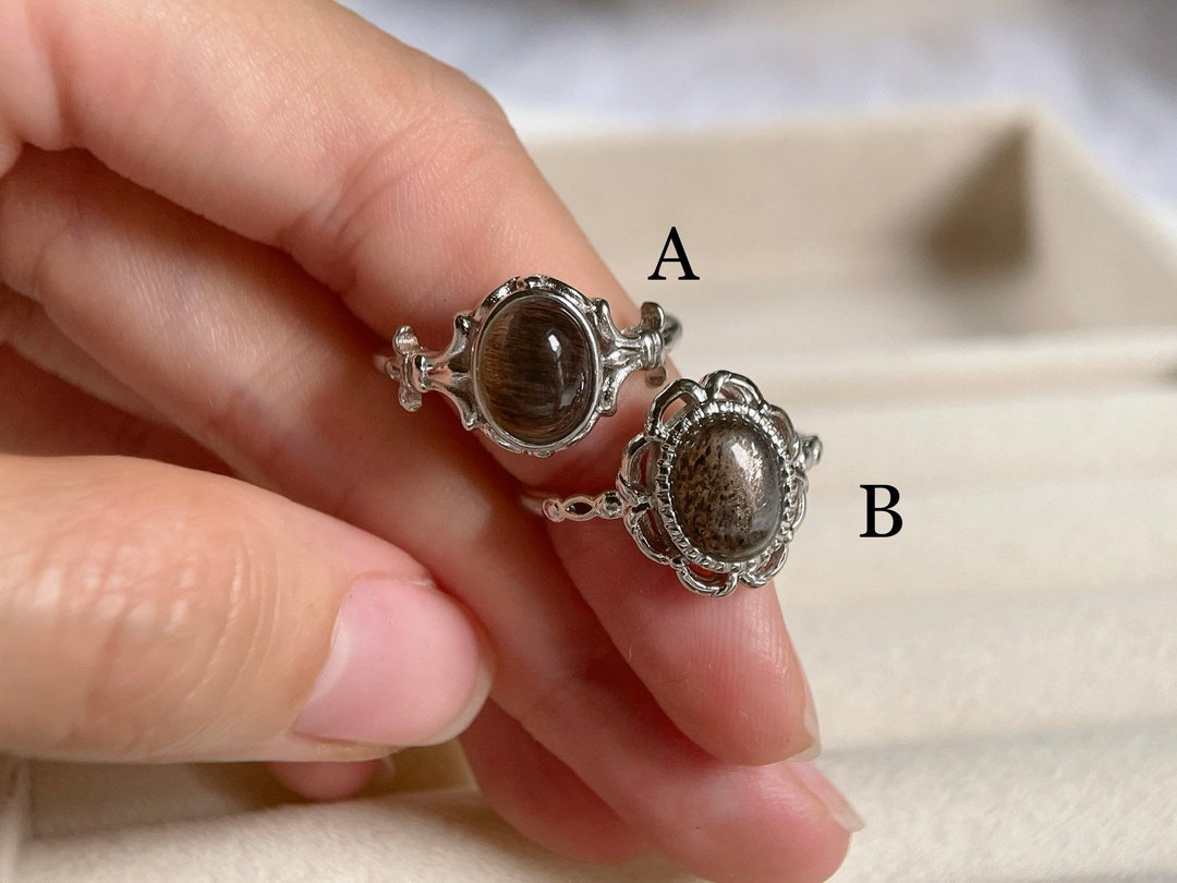 Elestial Quartz Ring , Flashy Quartz Crystal Ring, Skeletal Crystal ...