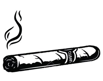 Cigar Svg | Etsy