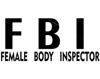 Female Body Inspector Svg - Etsy