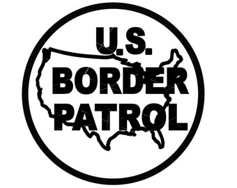 Border Patrol Svg | Etsy