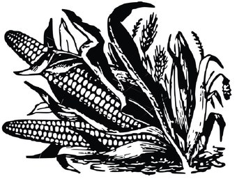 Corn Stalk Dxf - Etsy